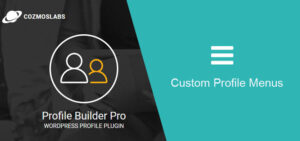 Profile Builder - Custom Profile Menus Add-On V1.1.1